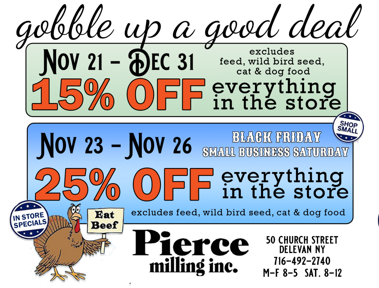 Quality Animal Feed - Pierce Milling Inc.
