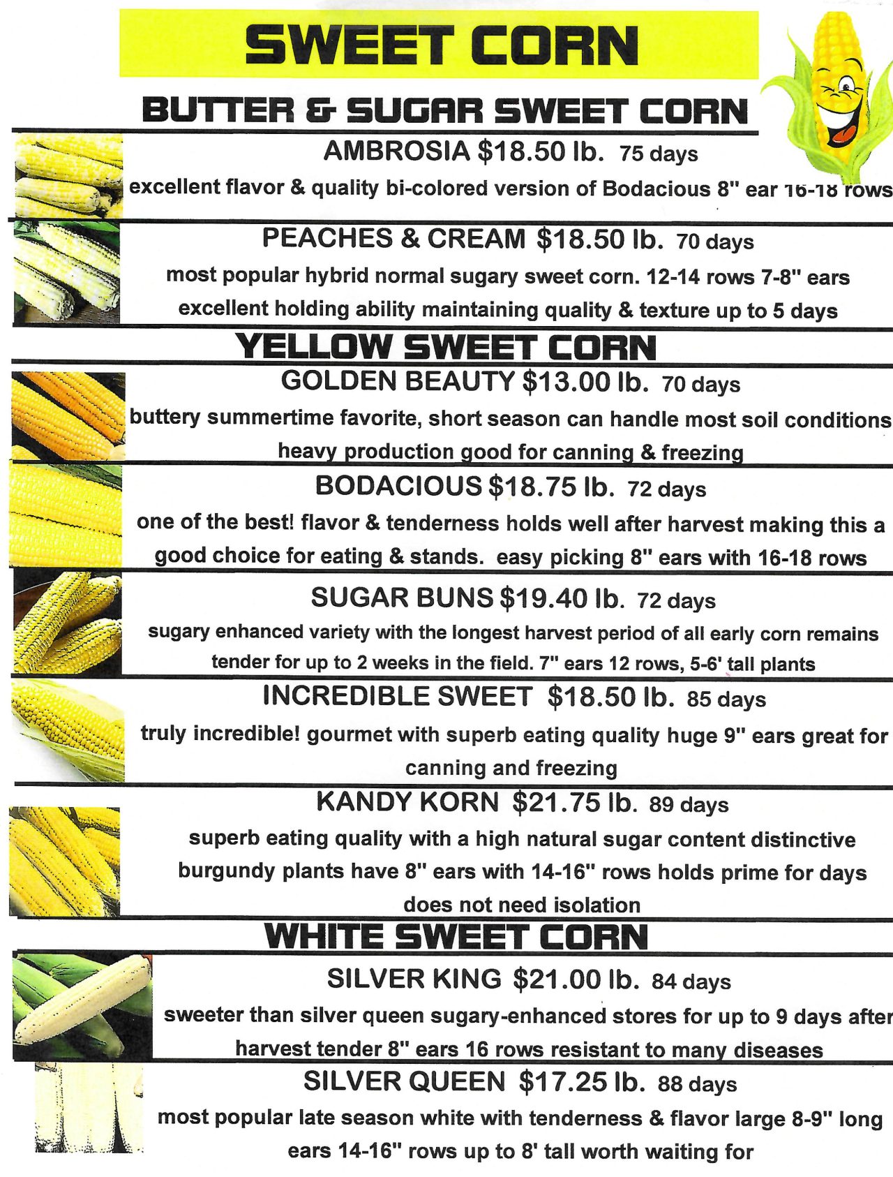 Garden Seeds - Pierce Milling Inc.